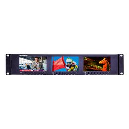 Marshall Electronics ML-503, ML-503 - Dreifacher 5" Rackmount-Monitor mit HDMI- und 3G-SDI-Eing&auml;ngen
