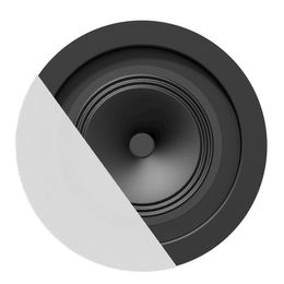 AUDAC CENA506/W - Einbaulautsprecher, rund, 1x5", 10W/8Ohm, 100V (6W/3W), wei&szlig;