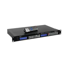 Omnitronic DMP-103RDS Mediaplayer - CD-/MP3-Player, RDS-Tuner, USB-Schnittstelle