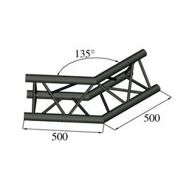 Alutruss TRILOCK S-PAC 23 2-Weg-Ecke 135&deg;schwarz