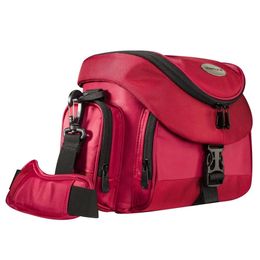 MANTONA premium Fototasche rot/schwarz
