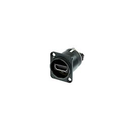 NEUTRIK HDMI 1.3 Durchf&uuml;hrung im schwarzen D-Form Geh&auml;use