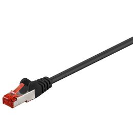 goobay CAT 6 Netzwerkkabel lose Ware, 2x RJ45 St. PIMF + geflechtgeschirmt 50m