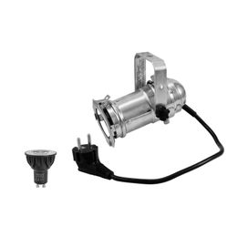 Eurolite Set PAR-16 Spot sw + GU-10 230V COB 5W LED 1800-3000K dim2warm