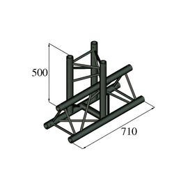 Alutruss TRILOCK S-PAT-35 3-Weg-T-St&uuml;ck