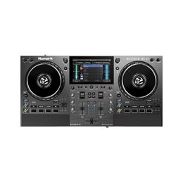 Numark Mixstream Pro Go, Batteriebetriebener Standalone-Streaming-DJ-Controller mit Amazon Music