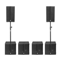 HK Audio LINEAR 3 - High Performance Pack bestehend aus: 2x L3 112 FA, 4x L Sub 1500 A, 2x Distanzstange K&M, inkl. Cover
