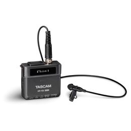 TASCAM DR-10L Pro - 32-Bit-Float-Audiorecorder mit Lavalier-Mikrofon