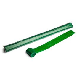 MAGIC FX Stadium Streamer (biologisch abbaubar) - 20 m x 5 cm - Dunkelgr&uuml;n