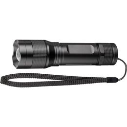 goobay LED-Taschenlampe High Bright 300, Schwarz - ideal f&uuml;r Freizeit, Sport, Camping, Angeln, Jagd