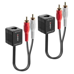 Lindy 70460 500m Cat.6 Analoger Audio Extender, RCA/Cinch - &Uuml;bertr&auml;gt Stereo-Audiosignale