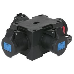 Showtec Powersplit 4 CEE 16A 1x 5p CEE in, 3x 3pin CEE out