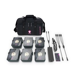 APE Labs ApeLight Mini V2 - Tourpack 6 Softbag - grey - Akku-Version