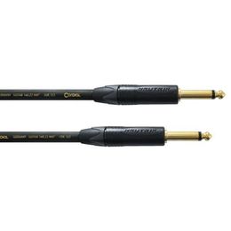 Cordial ENCORE CSI 6 PP-GOLD - 6,0 m, NEUTRIK 2 x Klinke 6,3 mm mono schwarz gold