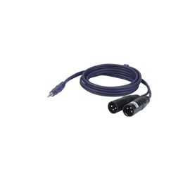 DAP-Audio DAP FL46 - stereo mini Jack > 2 XLR/M 3 p. 3 Meter