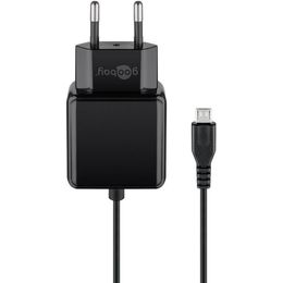 goobay Micro-USB-Netzteil (15 W), Universelles Ladeger&auml;t f&uuml;r Ger&auml;te mit Micro-USB Anschluss