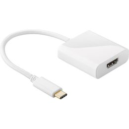 goobay USB-C -Adapter HDMI, wei&szlig;