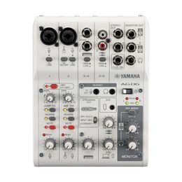 Yamaha AG06MK2W Live Streaming Mixer MK2, weiss