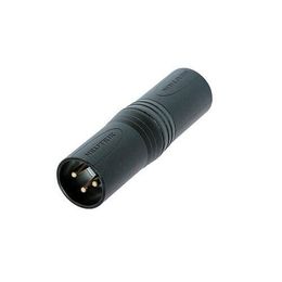 NEUTRIK NA3MM - Adapter, 3p XLR male auf 3p XLR male, Gender Changer, SCHWARZ