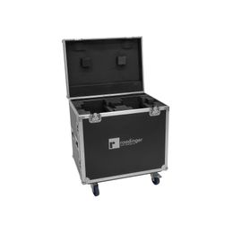 ROADINGER Flightcase 2x DMH-380 - Truhen-Case mit Lenkrollen