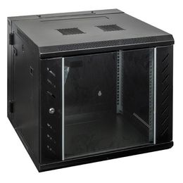 Showgear RCA-WMH-9 - 19" Rack, Wandmontage, aufklappbare R&uuml;ckseite, 9HE