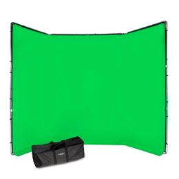 Hintergrund-Kit Manfrotto Chroma Key FX 4 x 2,9 m, Gr&uuml;n