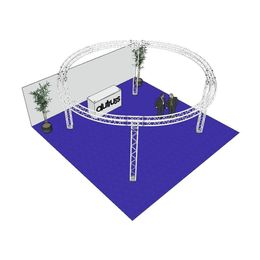 Alutruss Traversenset QUADLOCK 6082 Kreis 6,6x3,5m