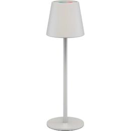 goobay Kabellose LED-Tischleuchte RGBW, wei&szlig;