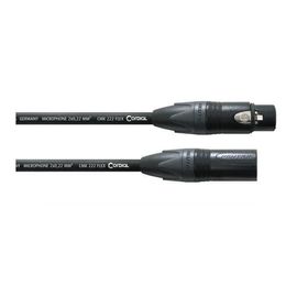 Cordial PEAK CPM 10 FM-FLEX, 10,0 m, NEUTRIK XLR female schwarz / XLR male schwarz