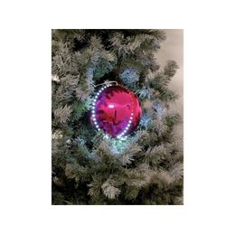 EUROPALMS LED Snowball 8cm, rosa 5x