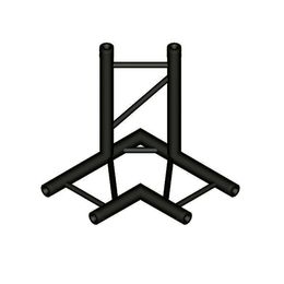 DURATRUSS DT 32/2-C31H-LD90 black, 3-Wege-Ecke 90&deg; + down, horizontal, schwarz