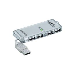 goobay USB 2.0 Verteiler Blister, USB A Stecker > 4 x USB A Buchse, USB Hub