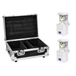 Eurolite Set 2x LED TSL-350 Scan COB wei&szlig; + Case