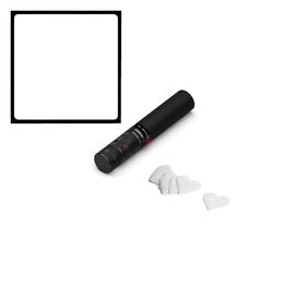 MAGICFX Konfettikanone Handheld S, 28cm, Wei&szlig;e Herzen