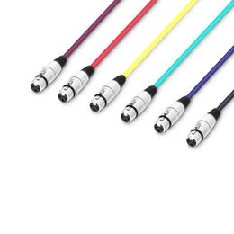 ah Cables 3 STAR MMF 0100 SET - Mikrofonkabel - Set aus 6 Adam Hall XLR - 1 m