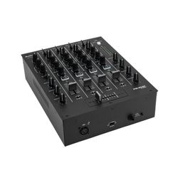 Omnitronic PM-404F 4-Kanal-DJ-Mixer mit Filter und Bluetooth