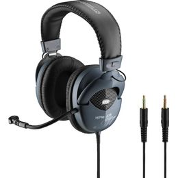 MONACOR HPM-535 - Professioneller Stereo-Kopfh&ouml;rer mit Elektret-B&uuml;gelmikrofon