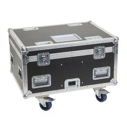 Litecraft Quad Flightcase - f&uuml;r 4x BX.12, Ladefunktion, schwarz (kompatibel mit Anschlagmittel)