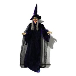 EUROPALMS Halloween Figur Hexe Motor+Sound+LED