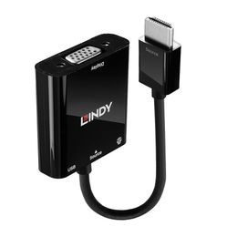 Lindy 38285 HDMI auf VGA und Audio Konverter - Verbindet eine HDMI-Quelle mit einem V