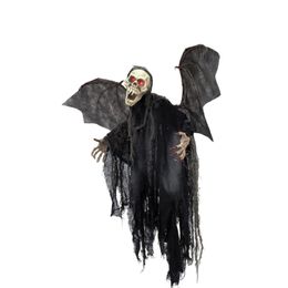 EUROPALMS Halloween-Figur "Bat Ghost" mit roten LED-Augen Gr&ouml;&szlig;e 85cm