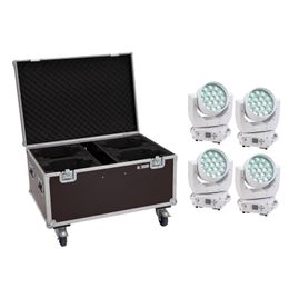 Eurolite Set 4x LED TMH-X4 Moving-Head Wash Zoom w