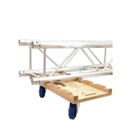 Alutruss Trusstransport-Wagen Kombi inkl. 3 Rollen - Transportwagen mit Rollen f&uuml;r QUADLOCK- und TRILOCK-Traversen
