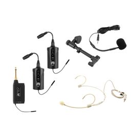 Omnitronic Set FAS TWO + 2x BP + Headset + Akustikgitarren-Mikrofon 660-690MHz