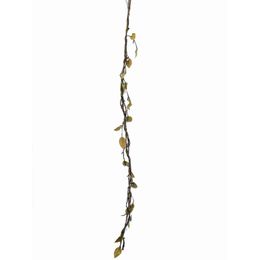 EUROPALMS Torfmyrte-Ranke, mit LEDs, wei&szlig;, 180cm