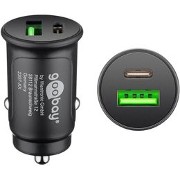 goobay Dual-USB Auto-Schnellladeger&auml;t USB-C PD (Power Delivery) (27 W)