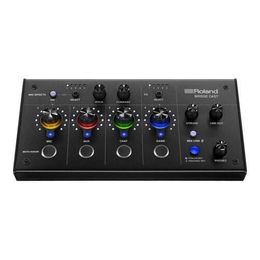 Roland BRIDGE CAST - All-In-One Audio-Streaming & Audio-Mixer f&uuml;r Gamer (parallele Soundmischungen - XLR-Mikrofonvorverst&auml;rker - Soundeffekte - Delay 
