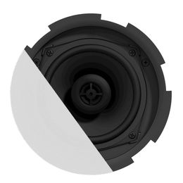 AUDAC CIRA506I/W - QuickFit 2-Wege 5,25" Deckeneinbaulautsprecher mit TWIST-FIX -Gitter, 100 V