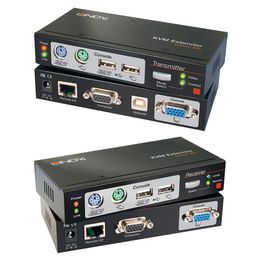 Lindy 39378 Cat.5 KVM Extender Combo 300, PS/2, USB & VGA - Etend les signaux VGA, US