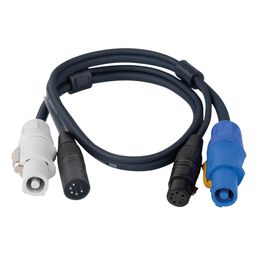 DAP-Audio DAP FP18 Hybridkabel - PowerCON & 5-pin XLR - DMX & Strom - 75 cm